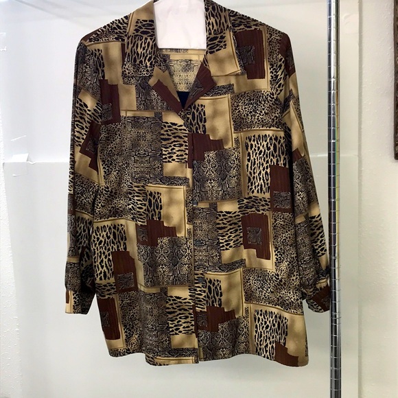 Allison Daley | Tops | Allison Daley Brand Ladies Button Down Blouse ...